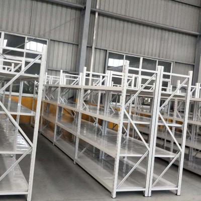 China 100kg-500KG/Layer Metal Storage Shelving Adjustable With Rust Resistant Coating for sale