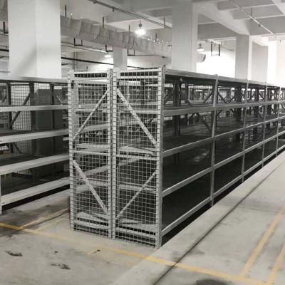 China 5Tier Adjustable Warehouse Boltless Metal Shelving Units Rivet Rack Steel Shelving for sale