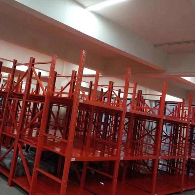 Industrial shelving system with multiple levels