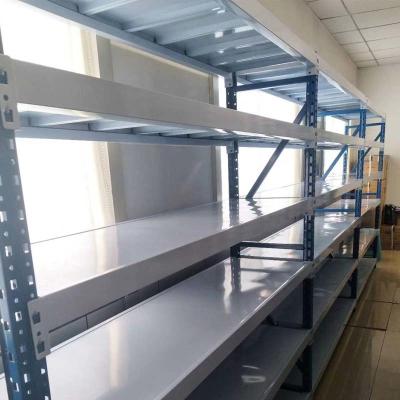 China Boltless Design Warehouse Storage Rack Rivet Shelving Adjustable For Inventory Management for sale