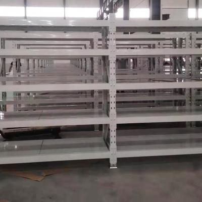 China Boltless Design Warehouse Storage Rack Rivet Shelving Adjustable For Inventory Management for sale