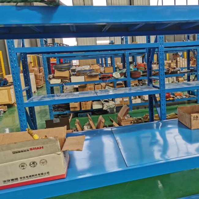 Custom color options for steel racks