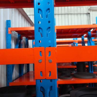 China Custom Height 5 Shelf Metal Storage Rack For Warehouse Organization for sale