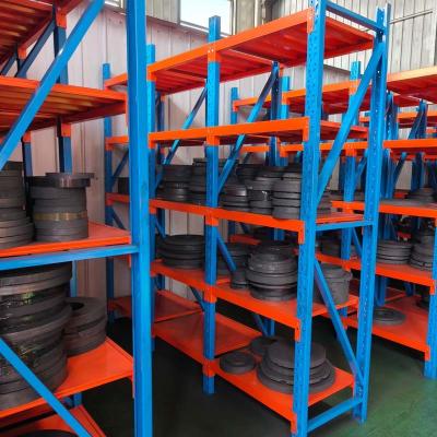 China Custom Height 5 Shelf Metal Storage Rack For Warehouse Organization for sale
