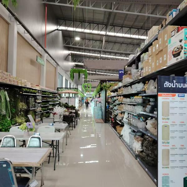 Quality Adjustable Shelves Supermarket Gondola Shelving Customized Size Products Display for sale