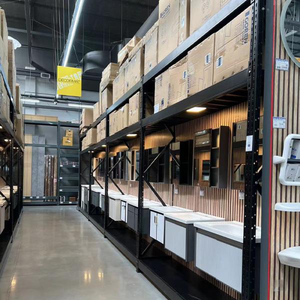 Quality Customized Load Supermarket Metal Rack For Retail Shops Long Lasting Constructio for sale