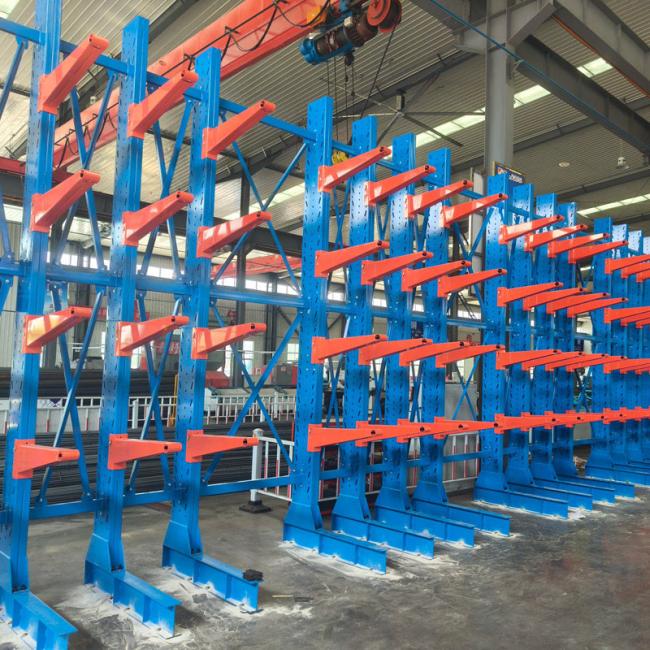 Cantilever rack structural components detail