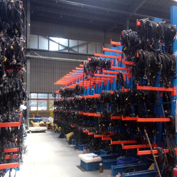 Quality Industrial Q235B Steel Cantilever Storage Racks Adjustable Pipe Storage Shelf for sale