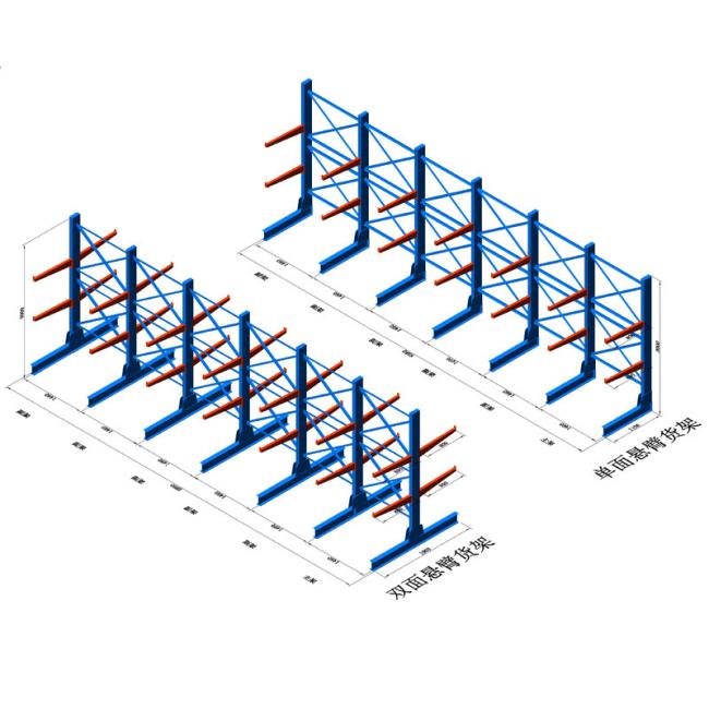 Custom cantilever storage solution