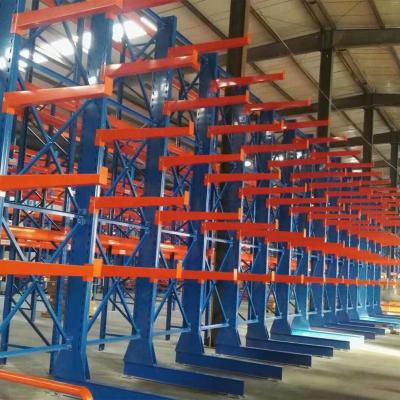 China Customized Height Warehouse Cantilever Racking Cantilever Wire Shelf Corrosion Protection for sale