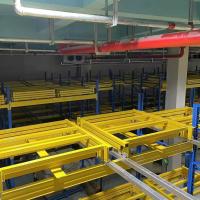 Quality Heavy Duty Storage Push Back Rack System Warehouse Shelving Racks 500-5000kg for sale