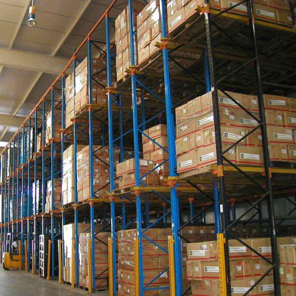 Quality 1000kg Bearing Drive In Warehouse Racking Customized Color Drive Through Racking for sale