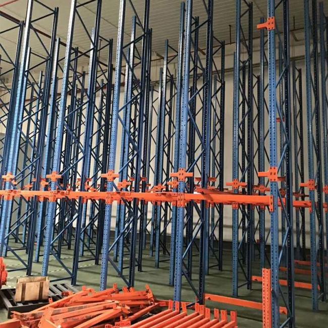 Close-up view of Drive In Rack structure