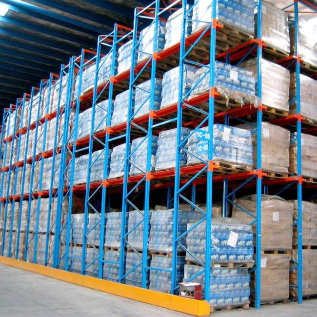 Technical view of Drive In Rack components