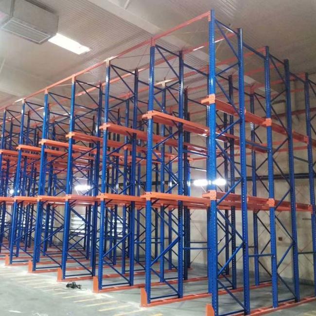Warehouse implementation of Drive In Rack system