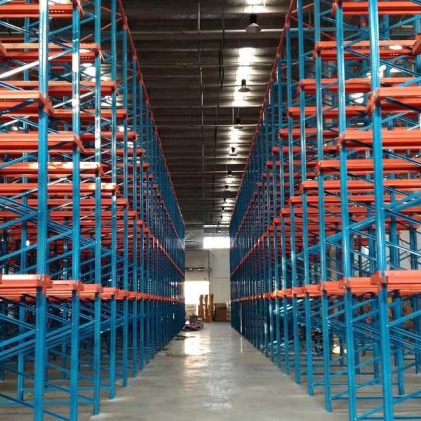 Quality Warehouse Drive In Rack Pallet Racking 2-7 Levels High Density Storage System for sale