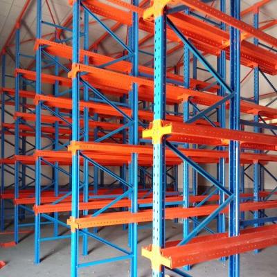 China Warehouse Drive In Rack Pallet Racking 2-7 Levels High Density Storage System for sale