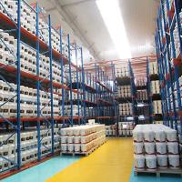 Quality Powder Coated Steel Construction Drive In Racking For Heavy Duty Warehouse for sale