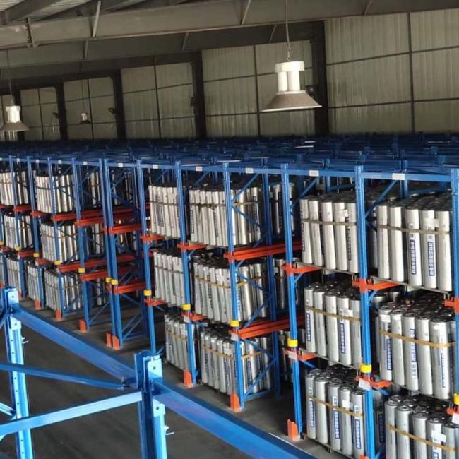 Automotive parts storage using Drive In Racks