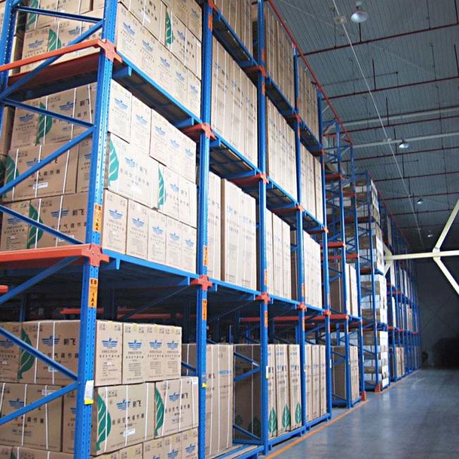 Custom color options available for drive-in rack systems