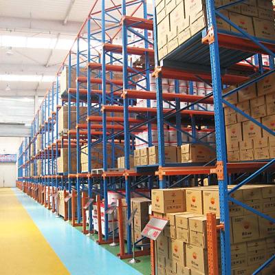 China Customized Depth Drive In Pallet Racking Galvanized Surface Heavy Duty Warehouse Storage for sale