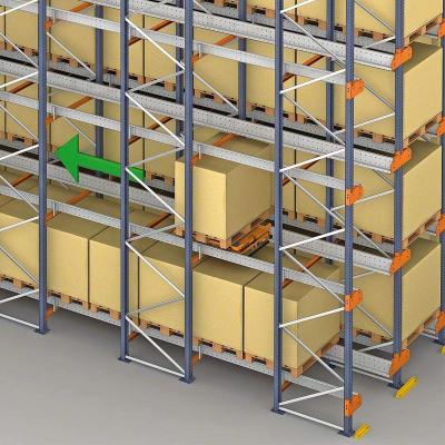 China 1000kg Capacity Radio Shuttle Pallet Racking Two Way And Four Way Shuttle Shelves for sale