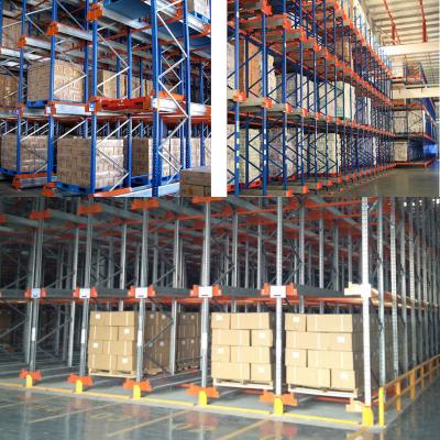 China 1000kg Capacity Radio Shuttle Pallet Racking Two Way And Four Way Shuttle Shelves for sale
