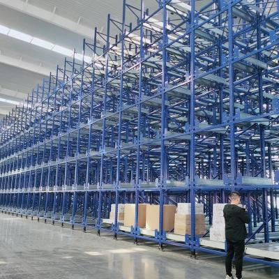 China Corrosion Resistance Radio Shuttle Pallet Racking System Heavy Duty Design Multiple Color for sale