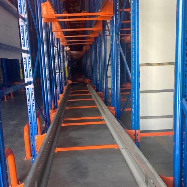 Radio Shuttle Rack loaded with inventory