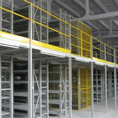 China Customizable Mezzanine Racking System Warehouse Storage Racks Powder Coated for sale