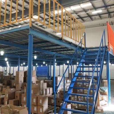 China Customized Loading Capacity Steel Structure Platform Space Saving Storage Solution for sale