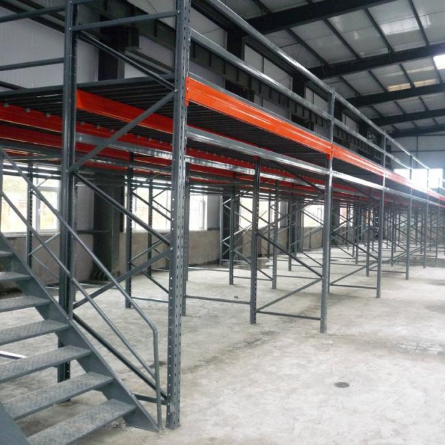 Custom warehouse storage platform installation