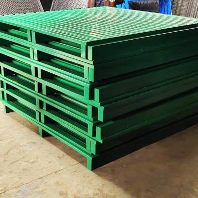 China 2 Way Entry Type Warehouse Steel Pallet Hot Dip Galvanized Custom Capacity for sale