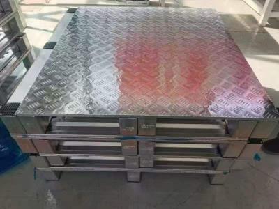 China Corrosion Resistant Heavy Duty Aluminum Pallets 500-2800KG Load Capacity for sale