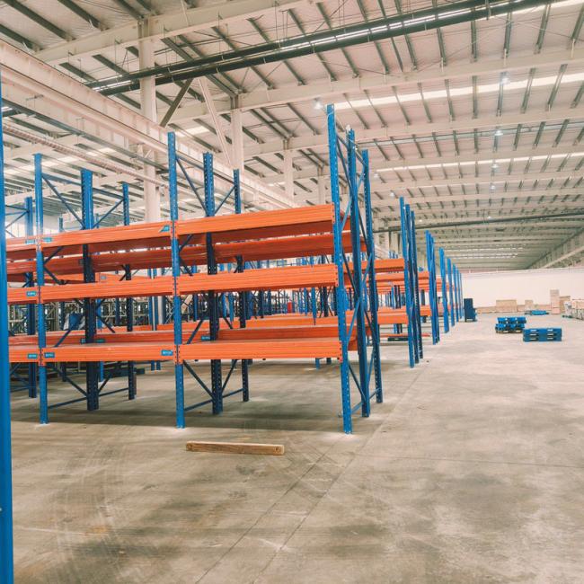 Rack in warehouse setting