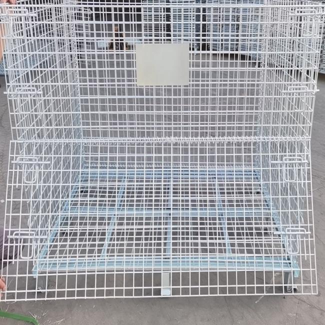 Multiple storage cages in warehouse