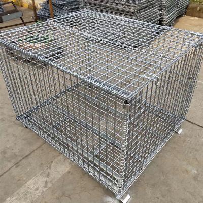 China Foldable Design Metal Mesh Storage Containers Rust Resistant For Convenient Storage for sale