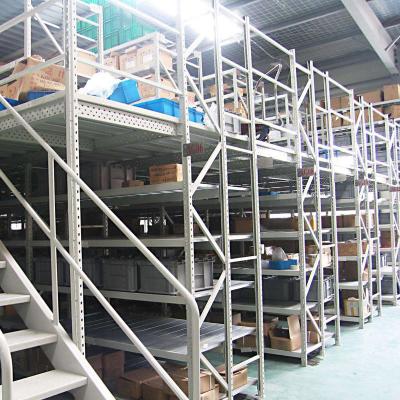 China Customized Multi-Lever Shelves Mezzanine Industrial Racking Warehouse Storage Racks for sale