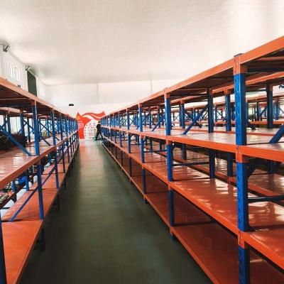 China Medium-sized Boltless Shelf With 100KG-500KG Capacity Warehouse Storage Racks For Sale for sale