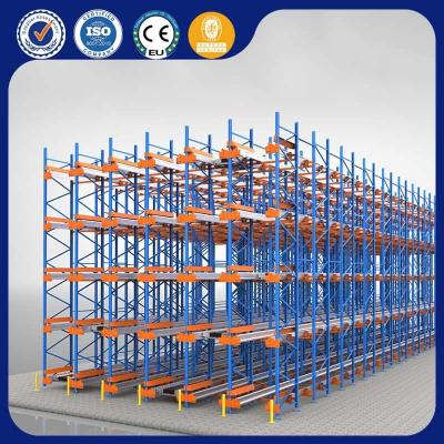 China Customized Depth Drive In Pallet Racking Galvanized Surface Heavy Duty Warehouse Storage for sale