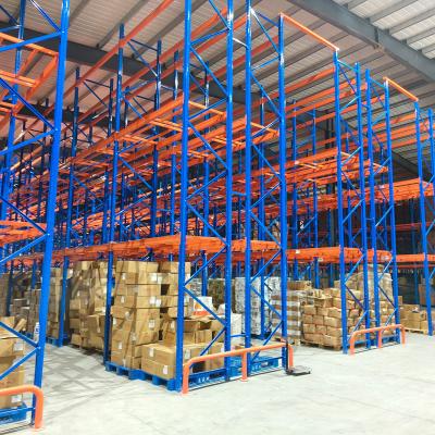 China Heavy Duty Pallet Racks with 5000kg Load Capacity Adjustable Height and Forklift Accessible for Warehouse Storage for sale