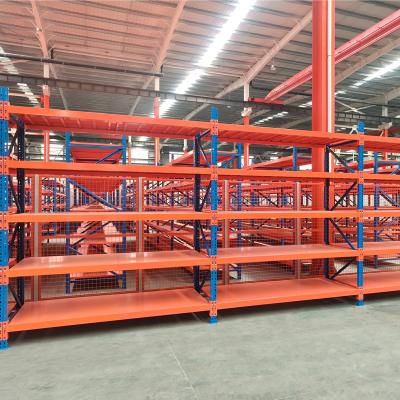 China Adjustable Warehouse Storage Racks Boltless Metal Shelving Industrial Warehouse Storage Racks for sale
