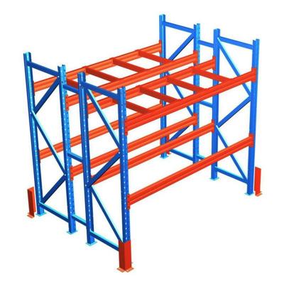 China 1000Kg 3500Kg empurram para trás o racking da pálete à venda