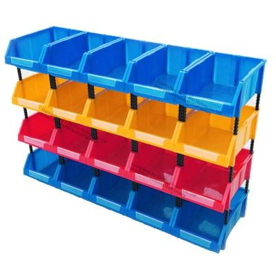 Cina Verde giallo blu dei recipienti di plastica accatastabili di DIY 53kg in vendita