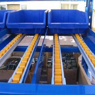 Cina Il ODM che fa scorrere il magazzino tormenta lo scaffale d'acciaio di stoccaggio di Q235B con i rulli in vendita