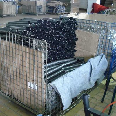 Cina Il cavo piegante galvanizzato ingabbia le gabbie accatastabili di stoccaggio 1.5T in vendita