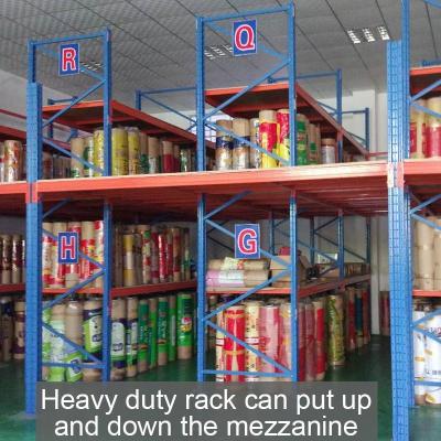 China 3 rijenmezzanine het Rekken Mezzanine van de de Raadsopslag van het Systeemtriplex Platforms Te koop