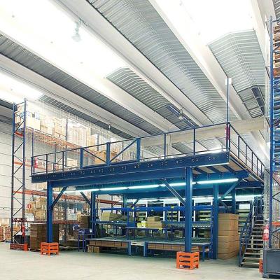 中国 Q235Bパレット積層ラックの悩ますシステムISO9001は電流を通した 販売のため