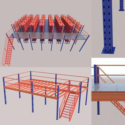 Cina Mezzanino di racking del magazzino di strato del sistema di racking del mezzanino 8000KG multi in vendita