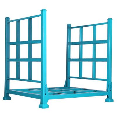China Galvanized Stacker Rack 1500kg Tire Stacking Rack Deep Blue for sale